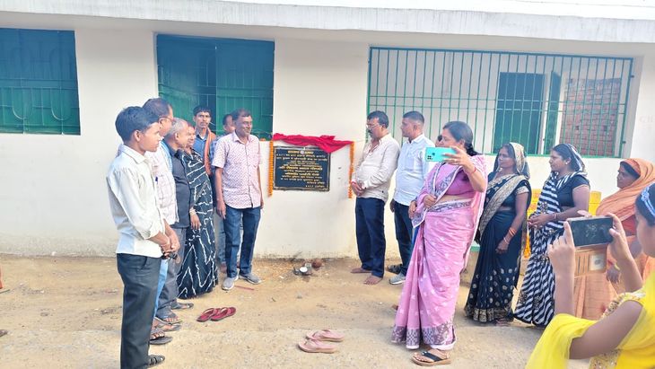 Foundation stone laid for Anganwadi building repair