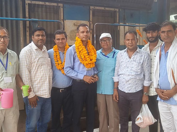 Delhi-Reengus New Rail Service Launch | Loco Pilot Welcome