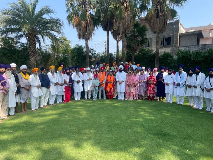 Two daughters were married at Gurudwara Baba Shri Chand Ji.