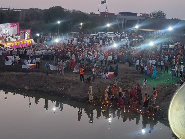Garoth Anjani River Maha Aarti | Ghat Illuminated