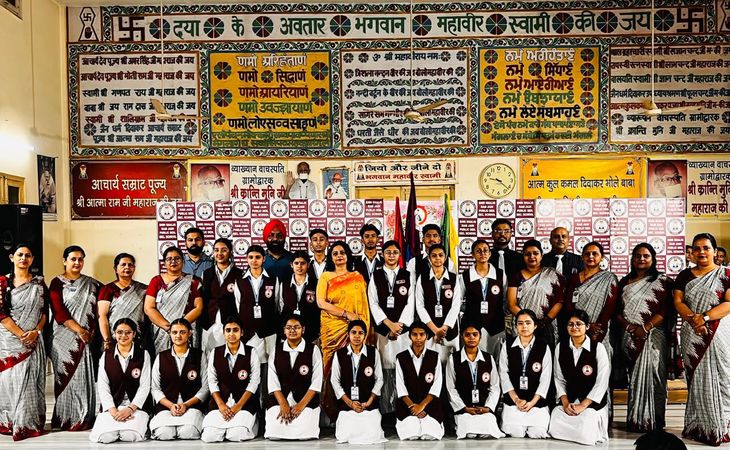 Harshita became the head of Jain School, Aditya Kumar was elected head boy.