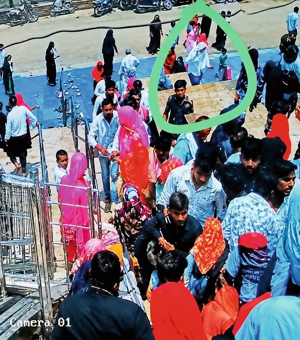 A woman's gold chain was snatched from her neck outside the Kalika Mata ...