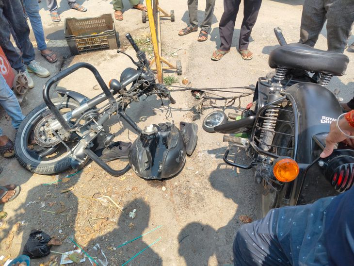 Bullet rider injured after being hit by a speeding car