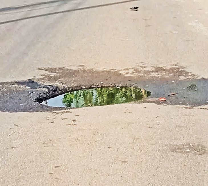 Rainy drain road... sewerage overflow