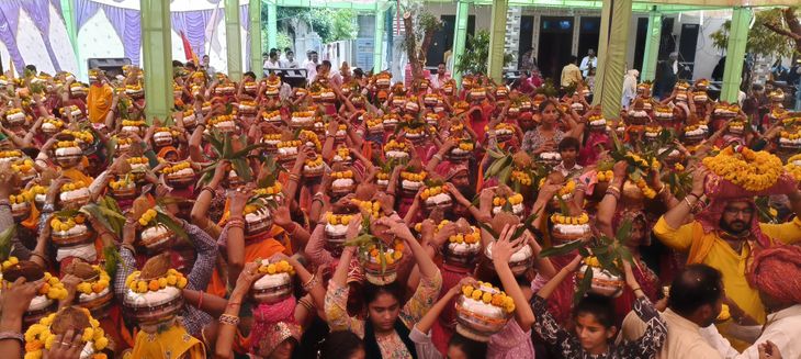 Bhagwat Saptah begins in Abhaneri, 551 Kalash procession begins
