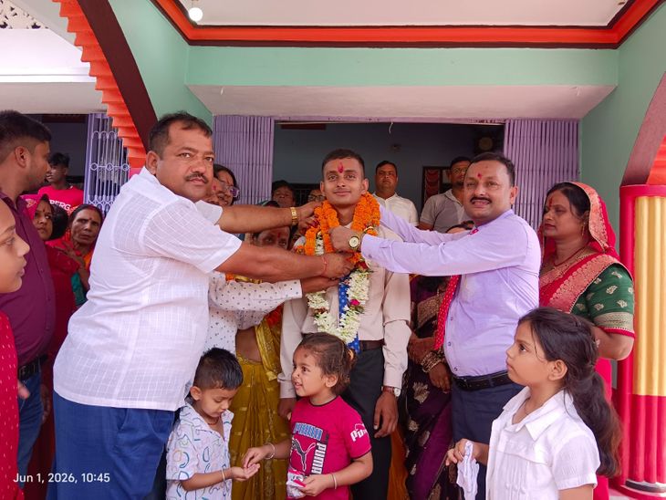 Cadet Nikunj, who returned to his village after success in NDA, was ...