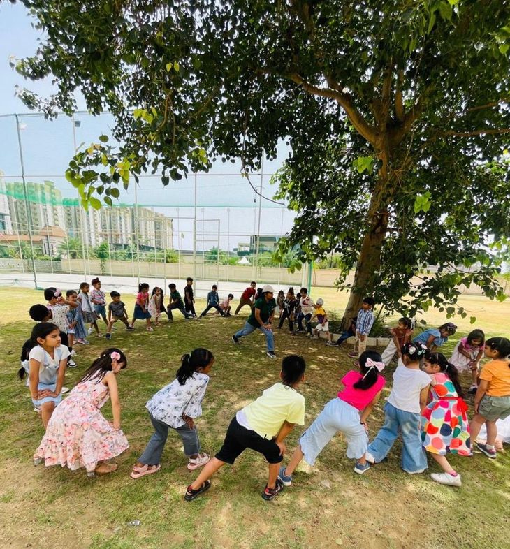 Students were encouraged to plant and protect trees.