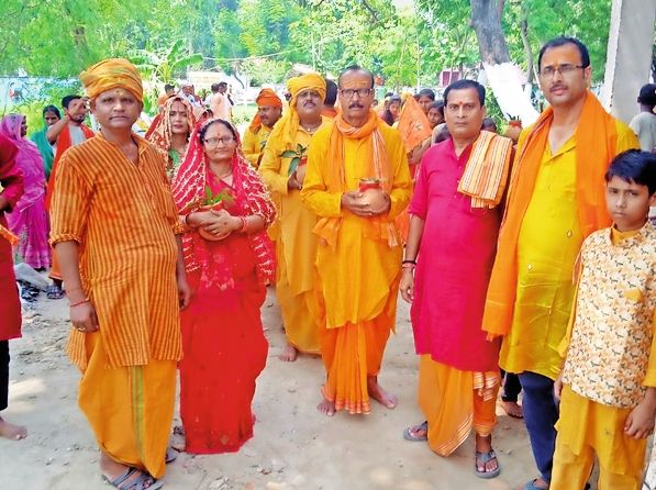 Kalash Yatra was taken out for the nine-day Navah Shri Ramcharit Manas ...