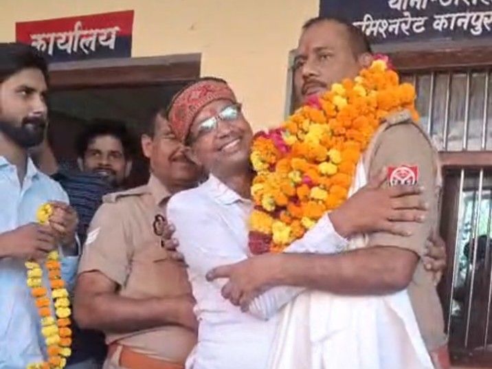 Aroul Thana Prabhari Janardan Singh Yadav Farewell | Kanpur Nagar