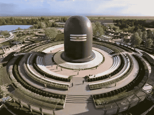 Varanasi 130 Feet Shivaling Park Construction Starts | 3D Video Reveals ...