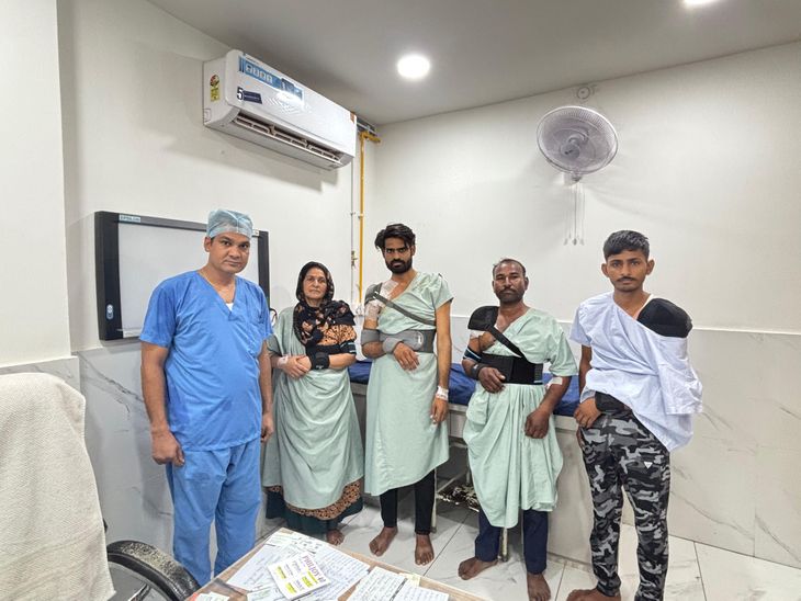 Arthroscopic technique for the operation of 4 patients