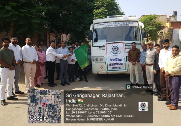 Mobile van flagged off for promotion of legal services programmes
