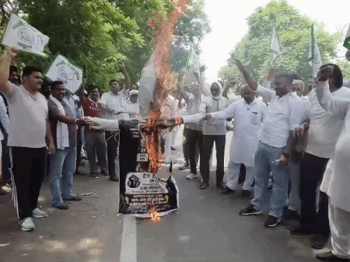 Yamunanagar BKU Protest India US Agri Deal | Memorandum to Govt