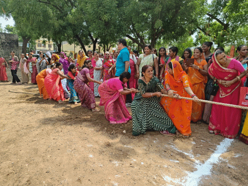 Salumber Water Conservation Pledge: Rajivika Groups & Students