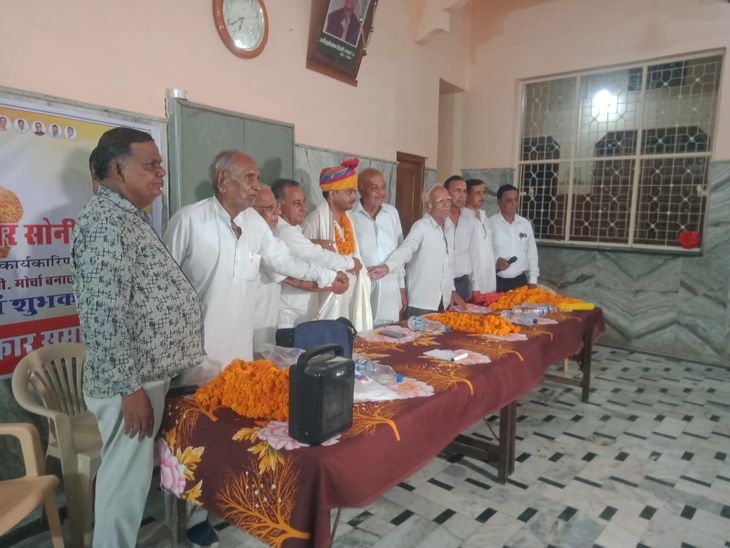 Swarnkar Samaj Honors Vishnu Soni in Churu | OBC Morcha Minister