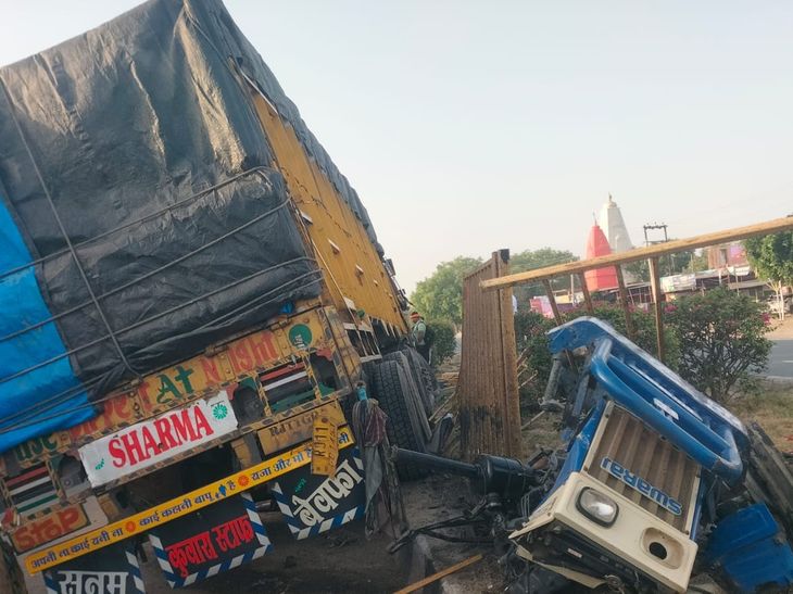 Mathura Accident: Tractor Driver Dies After Truck Collision Near GLA ...