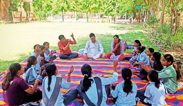 Girls learnt the tricks of science and mathematics and danced to folk ...
