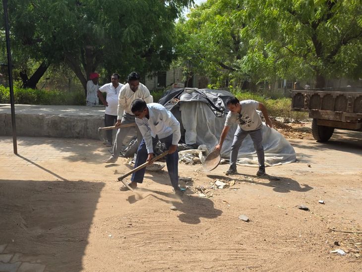 Rani Hospital BJP Cleanliness Drive & Jan Samvad