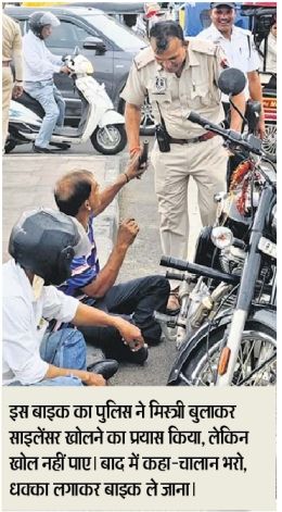 Police crackdown on traffic violators: 512 modified vehicles, 2,246 ...