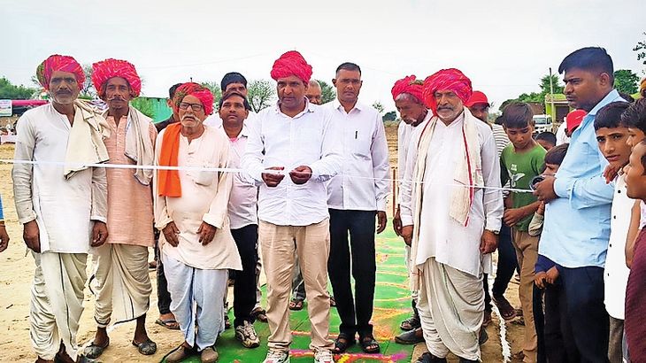 7-day cricket tournament begins in Alipura, Nangla Meena wins the match ...