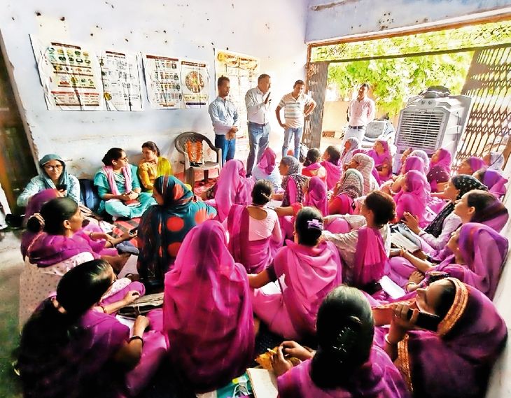 Block level training on nutrition tracker to 32 champion Anganwadi workers