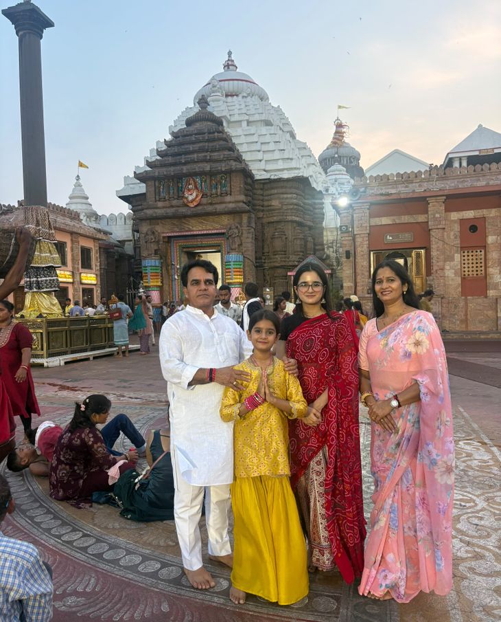 MLA Rajendra Meena offered prayers at the Jagannath Temple in Puri.