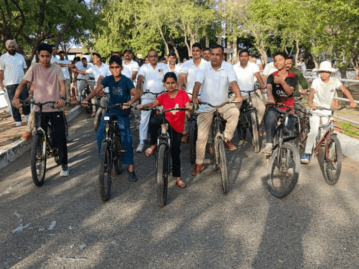 Dholpur Cycle Rally Spreads Fitness, Environment & Road Safety Message