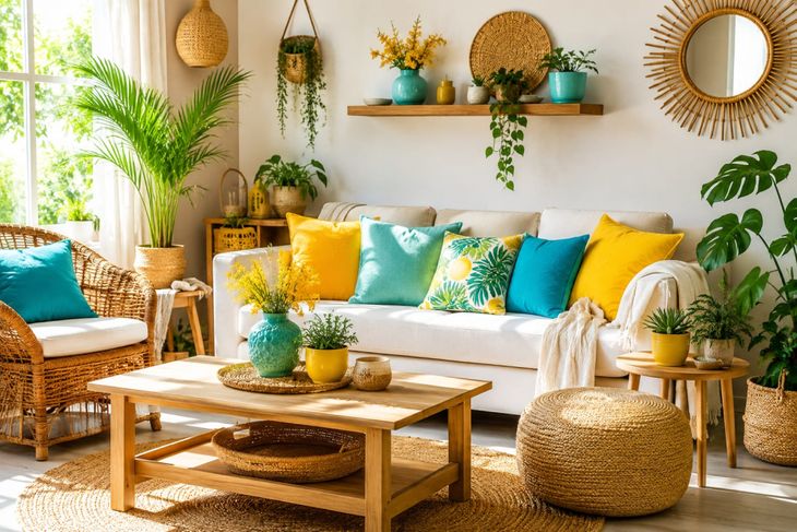 Colorful ideas and handmade decorations will bring a fresh feel to your ...
