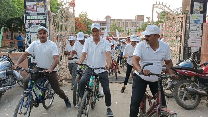 Cycling will also help in reducing pollution.