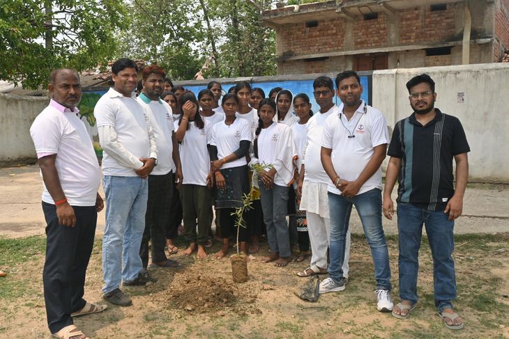 Adhinanda Foundation launched a tree plantation and awareness campaign.