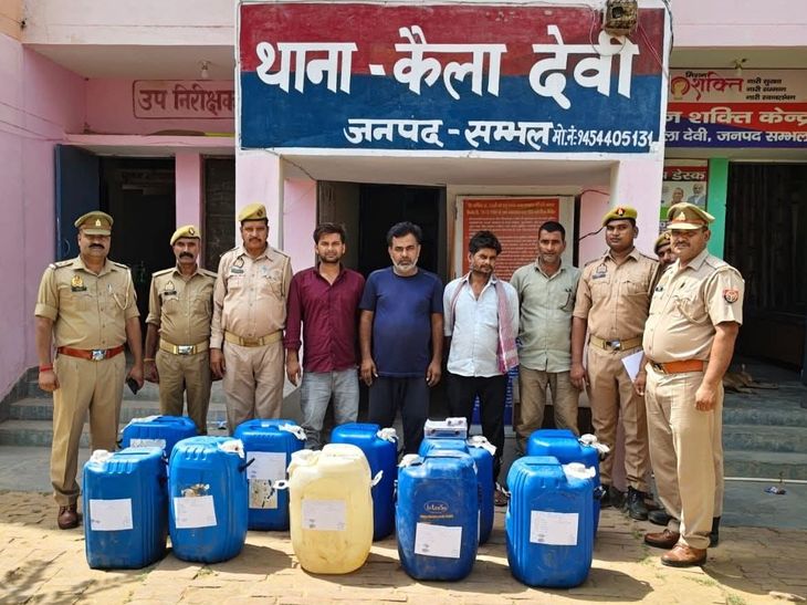 Sambhal Container Truck Seized | 628KG Precursor Nabbed Near Ganga ...