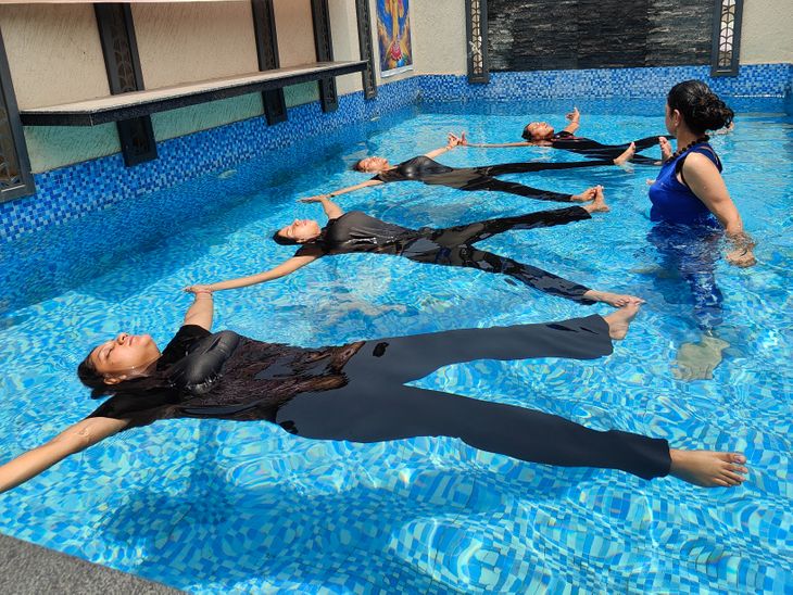 Lucknow Jal Yoga: Women & Disabled Kids Perform Water Yoga