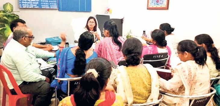In the review meeting of ICDS schemes, instructions were given for ...