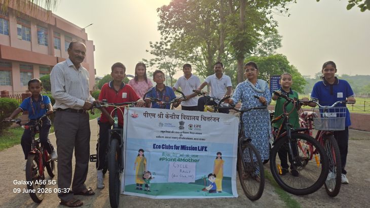 Cycle rally organised in Chittaranjan