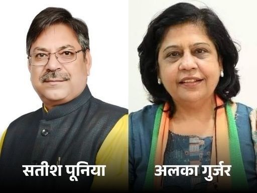 BJP Rajya Sabha Nominees Satish Poonia, Alka Singh Crorepatis