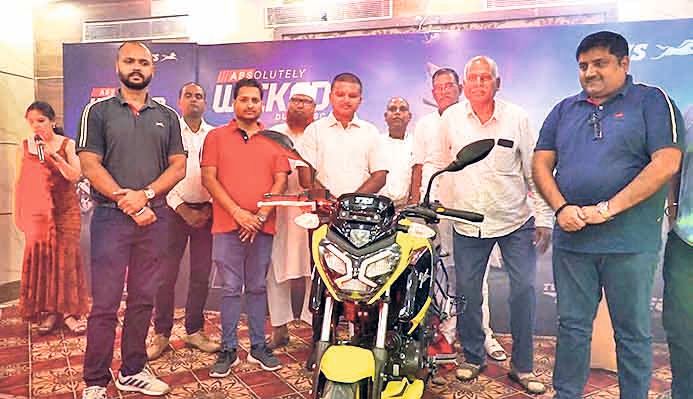 Over 75 customers received TVS Raider in Mega Delivery