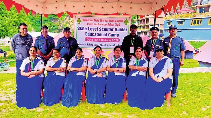 13 from Jhunjhunu join Solang Valley camp
