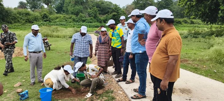 The Municipal Council planted trees at Dandasai Stair Ghat and launched ...