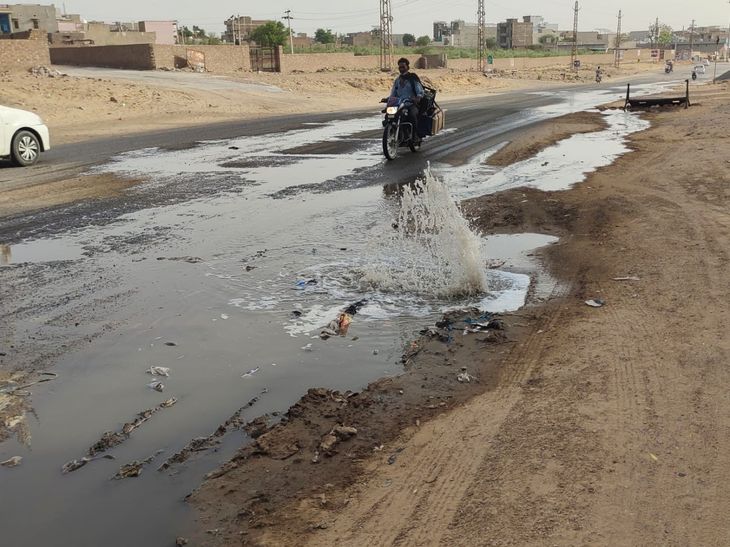 Rajasthan PHED Leakage: Water Wastage in Sardarshar, Jalapurti Badhit