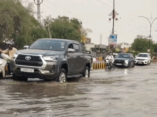 Sriganganagar Hail & Rain Alert | Temp Drops 15 Degrees | 60-70 Kmph Winds