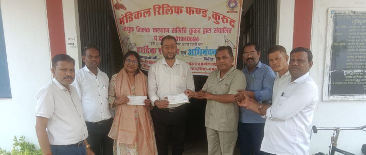 Received a check of 30,000 each