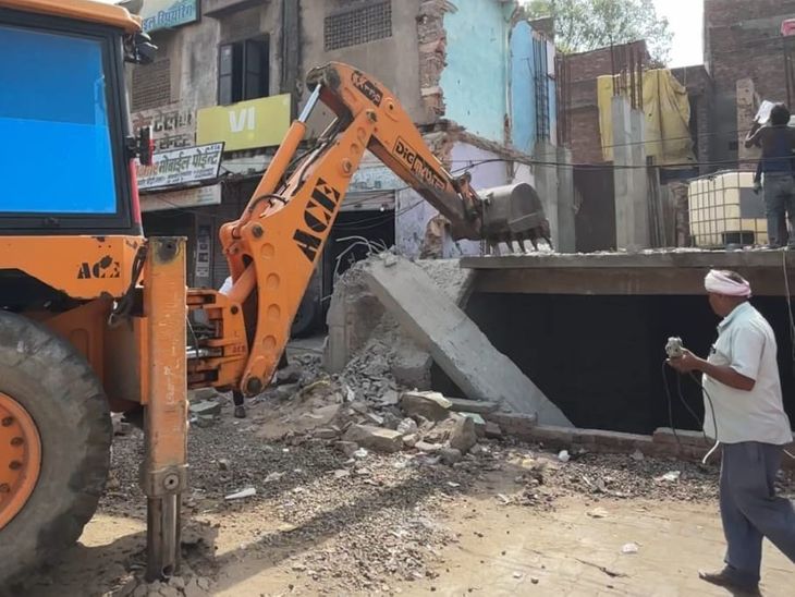 Chomu Bus Stand Encroachment Demolished | Nagar Parishad Action
