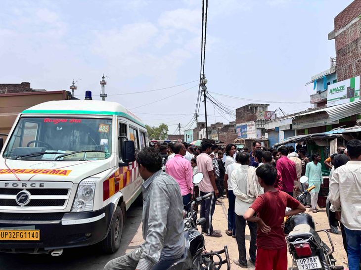 Laloli Bike-Truck Accident | Youth Injured, Police & Ambulance Reach