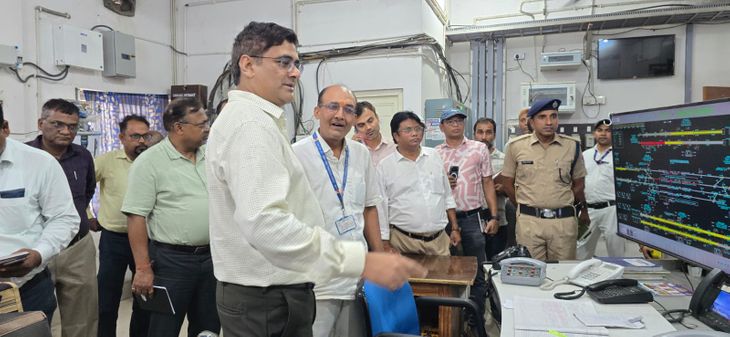 DRM conducted a thorough inspection of Mahnar station.