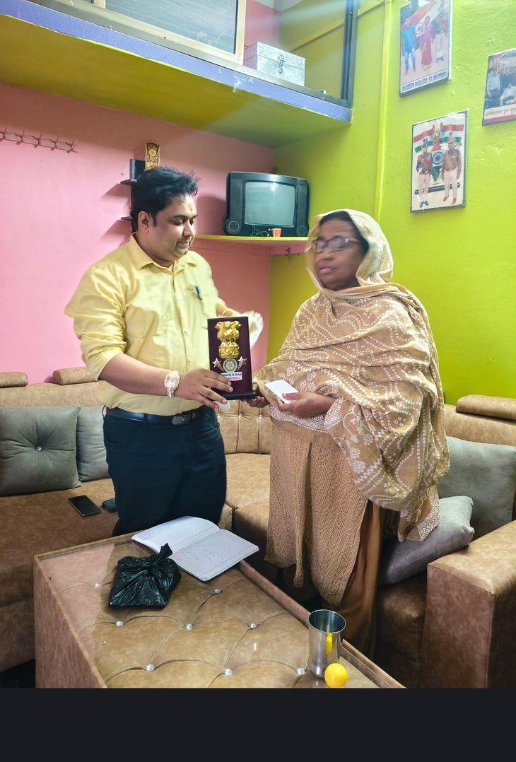 Tears flowed in memory of the martyr, the family of the brave son was ...