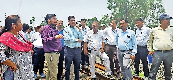 Inauguration of combined crew lobby, rest room at Dinkar Gram