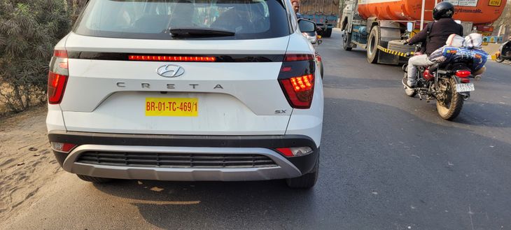 Now you will not get a new car from the showroom without a number plate.