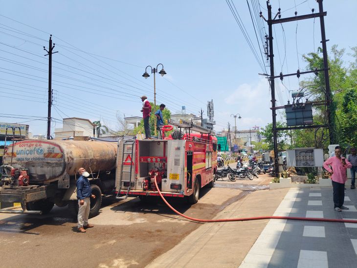Rajanandgaon Solar Panel Blast Fire | Electronics Store Damage