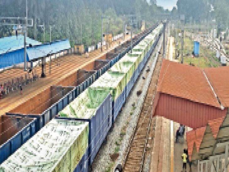Two illegal wagons were added to a 57-wagon freight train and iron ...