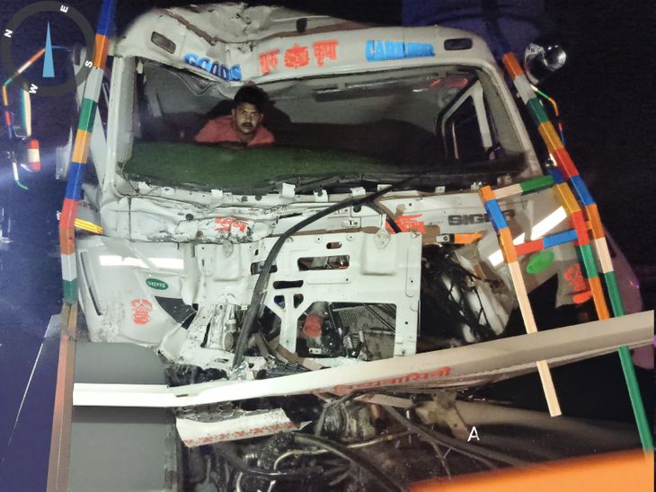 Maihar Truck Accident | Driver Trapped in Cabin on NH-30